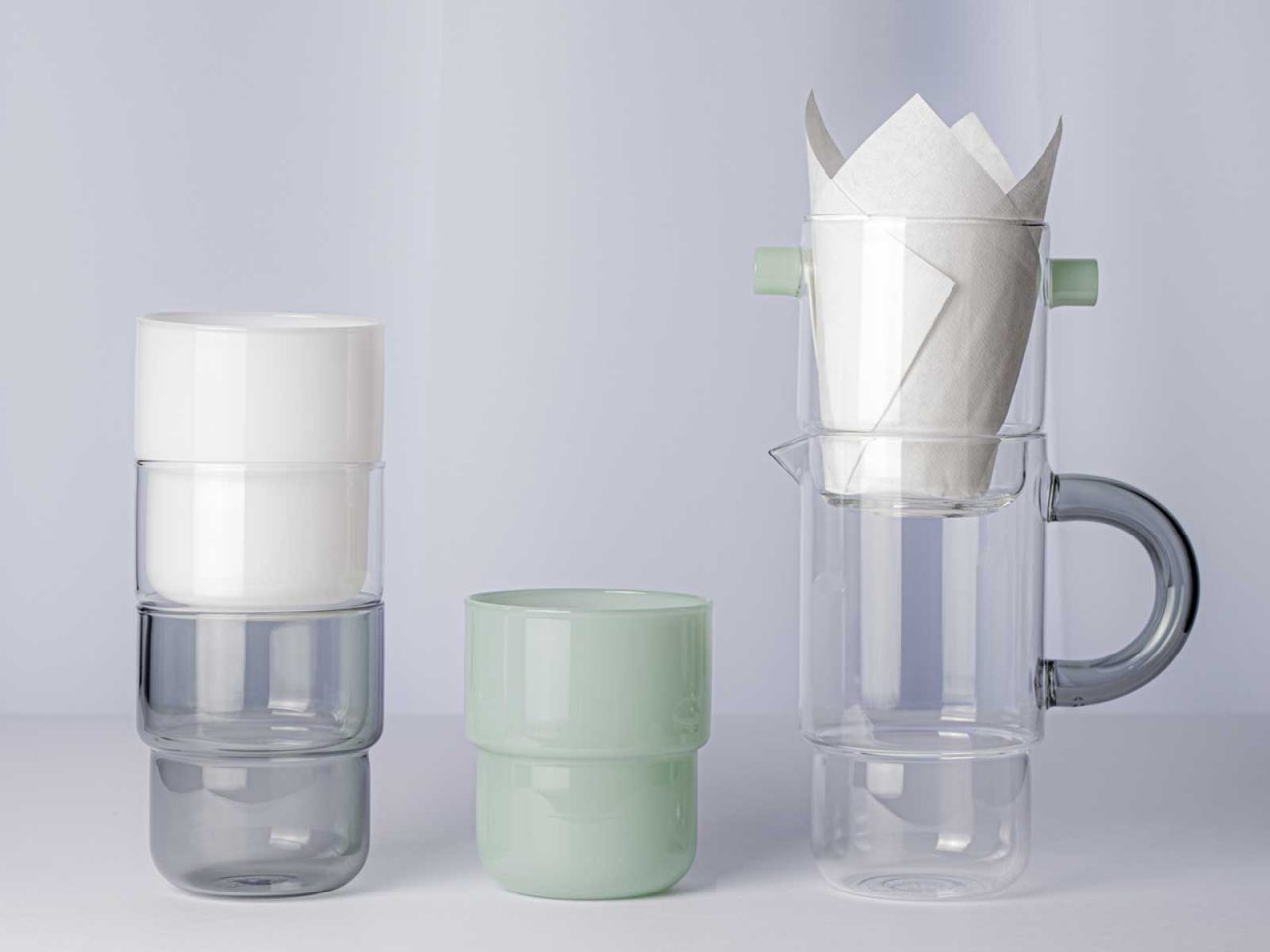 STACK complete Coffee set, design by Maarten Baptist