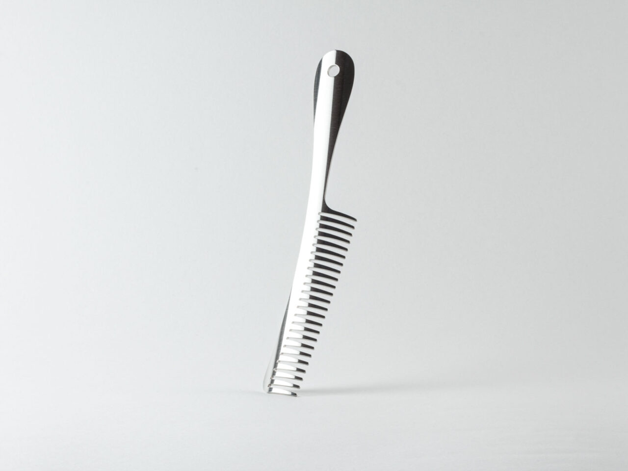 3D laser cut Metal Hair Comb, it will last forever no plastic waste.