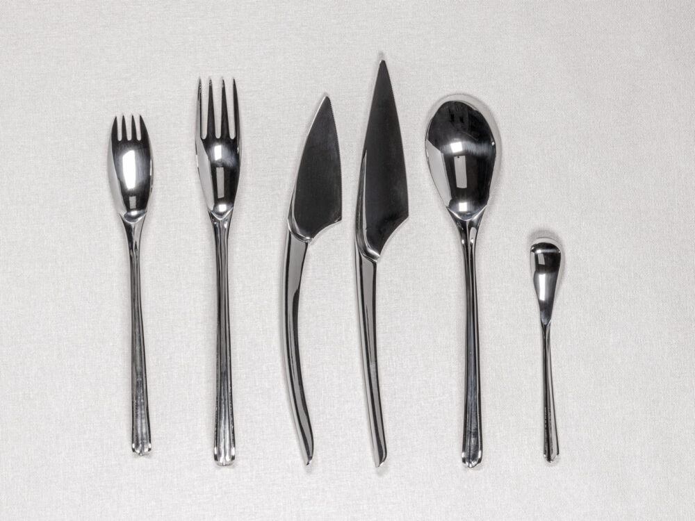 Vintage Collectible Flatware Set By Zaniandzani Designed By Lino Sabattin